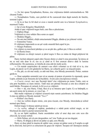 5 harry potter şi ordinul phoenix | PDF