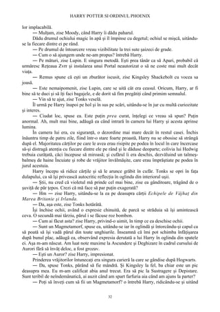5 harry potter şi ordinul phoenix | PDF