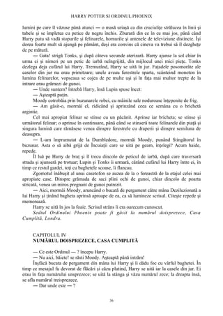 5 harry potter şi ordinul phoenix | PDF