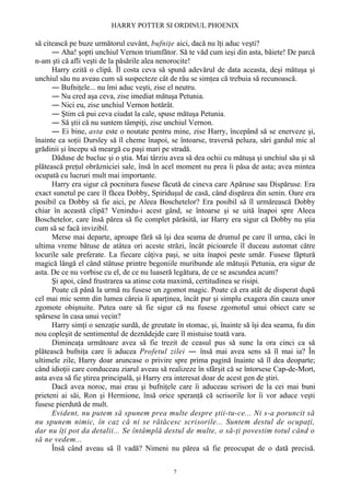 5 harry potter şi ordinul phoenix | PDF