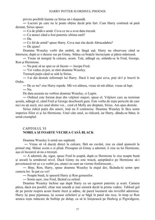 5 harry potter şi ordinul phoenix | PDF