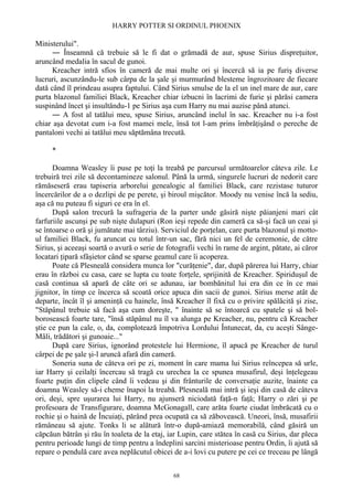5 harry potter şi ordinul phoenix | PDF