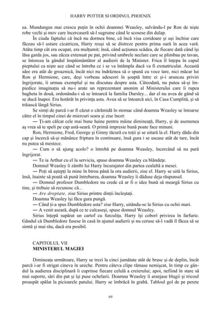 5 harry potter şi ordinul phoenix | PDF