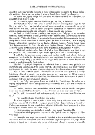 5 harry potter şi ordinul phoenix | PDF