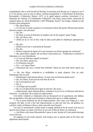 5 harry potter şi ordinul phoenix | PDF