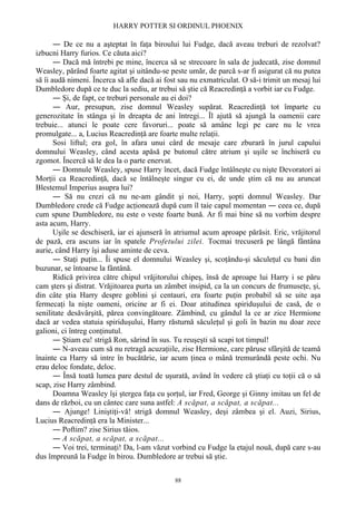 5 harry potter şi ordinul phoenix | PDF