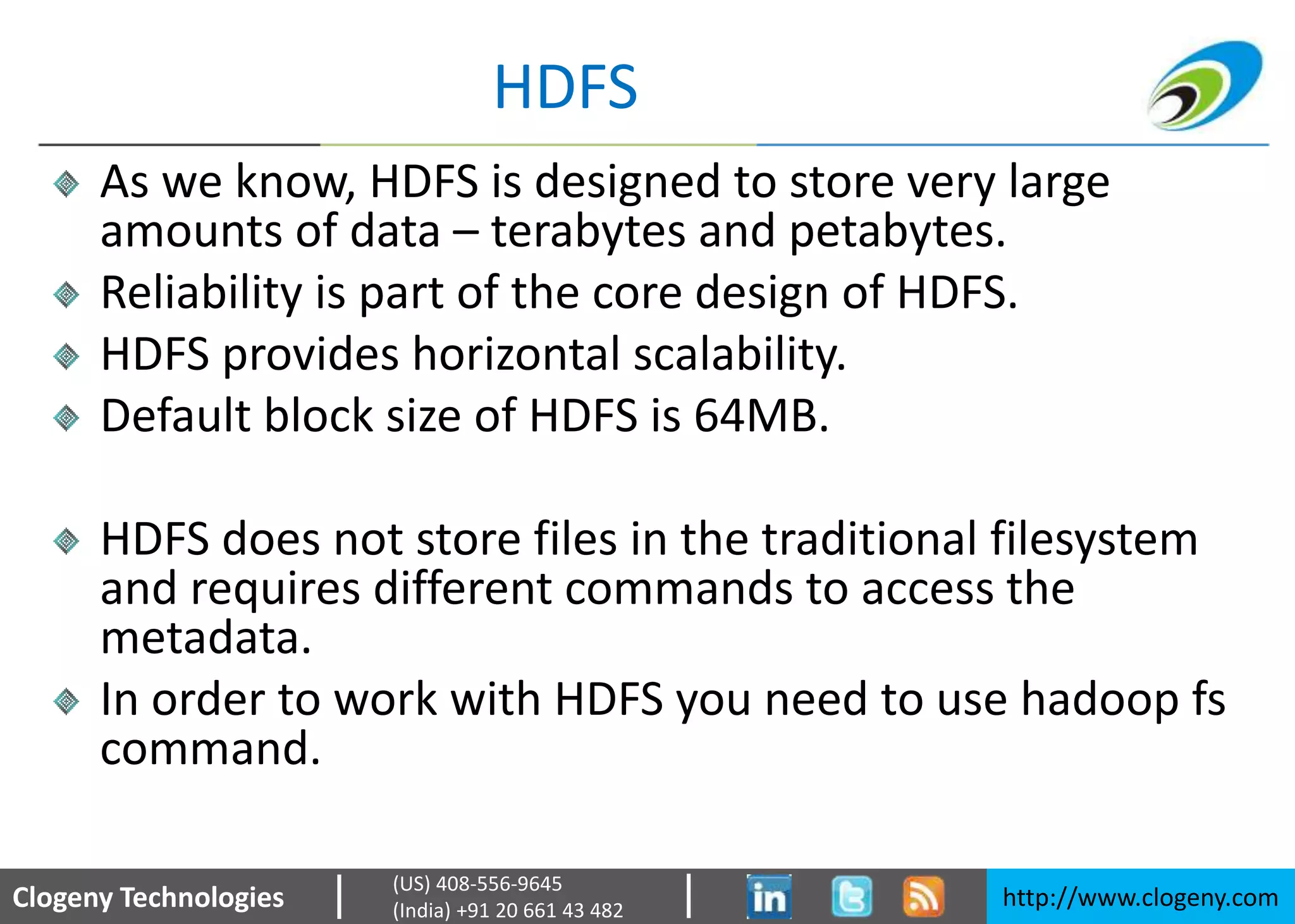 Hadoop HDFS | PPT