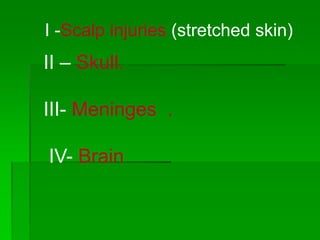 5 - Head injuries for nurses in emergency room | PPT | First Aid | Injuries