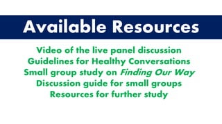 Healthy Conversations Report | PPTX