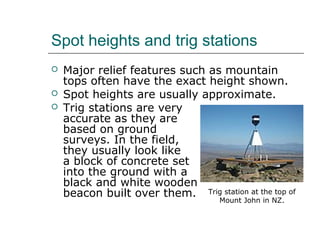 height on maps contours | PPT