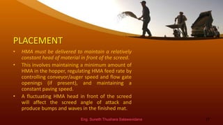 HMA Placing.pptx | Commercial Trucks | Auto Body Styles