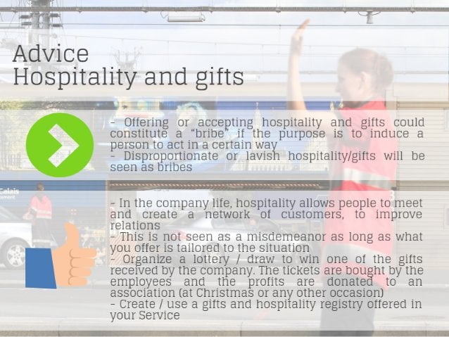 Hospitality and gifts | PDF
