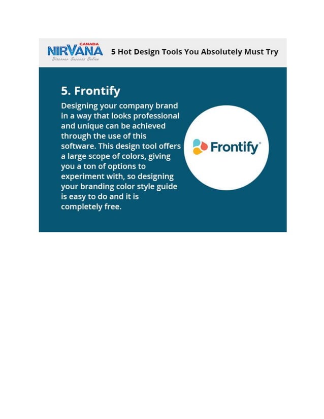 5 Hot Design Tools You Absolutely Must Try | PDF
