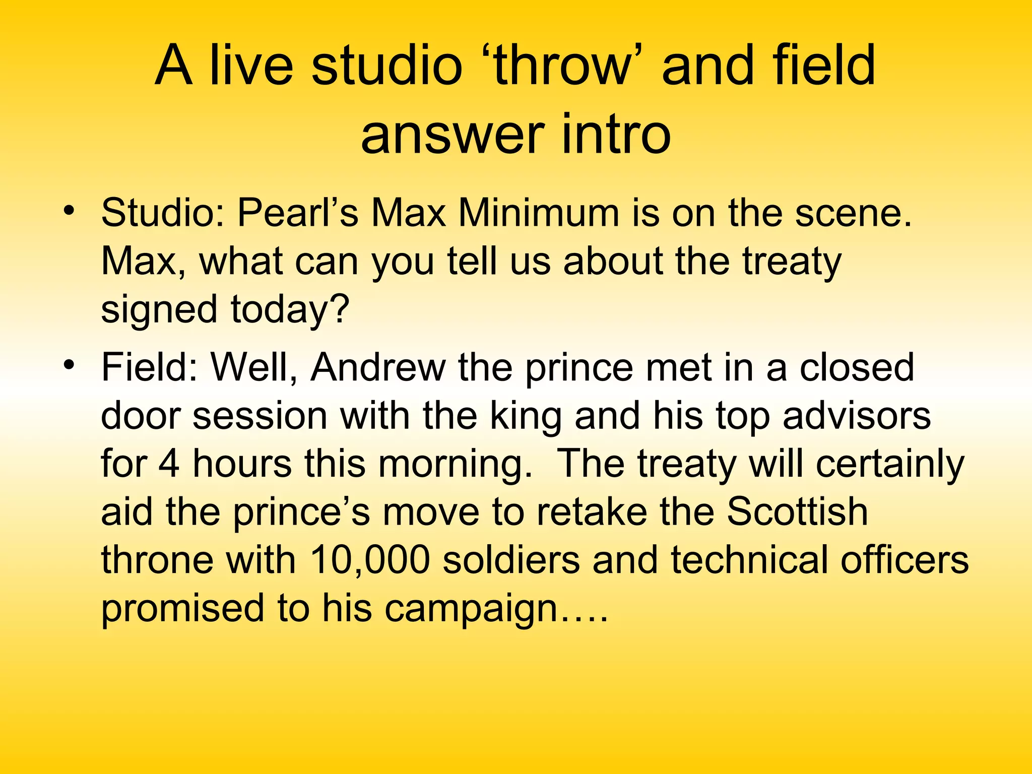 5 How To Write A Tv News Story | PPT | Public Radio | Talk Radio