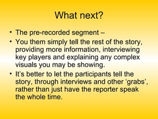 5 How To Write A Tv News Story | PPT | Public Radio | Talk Radio