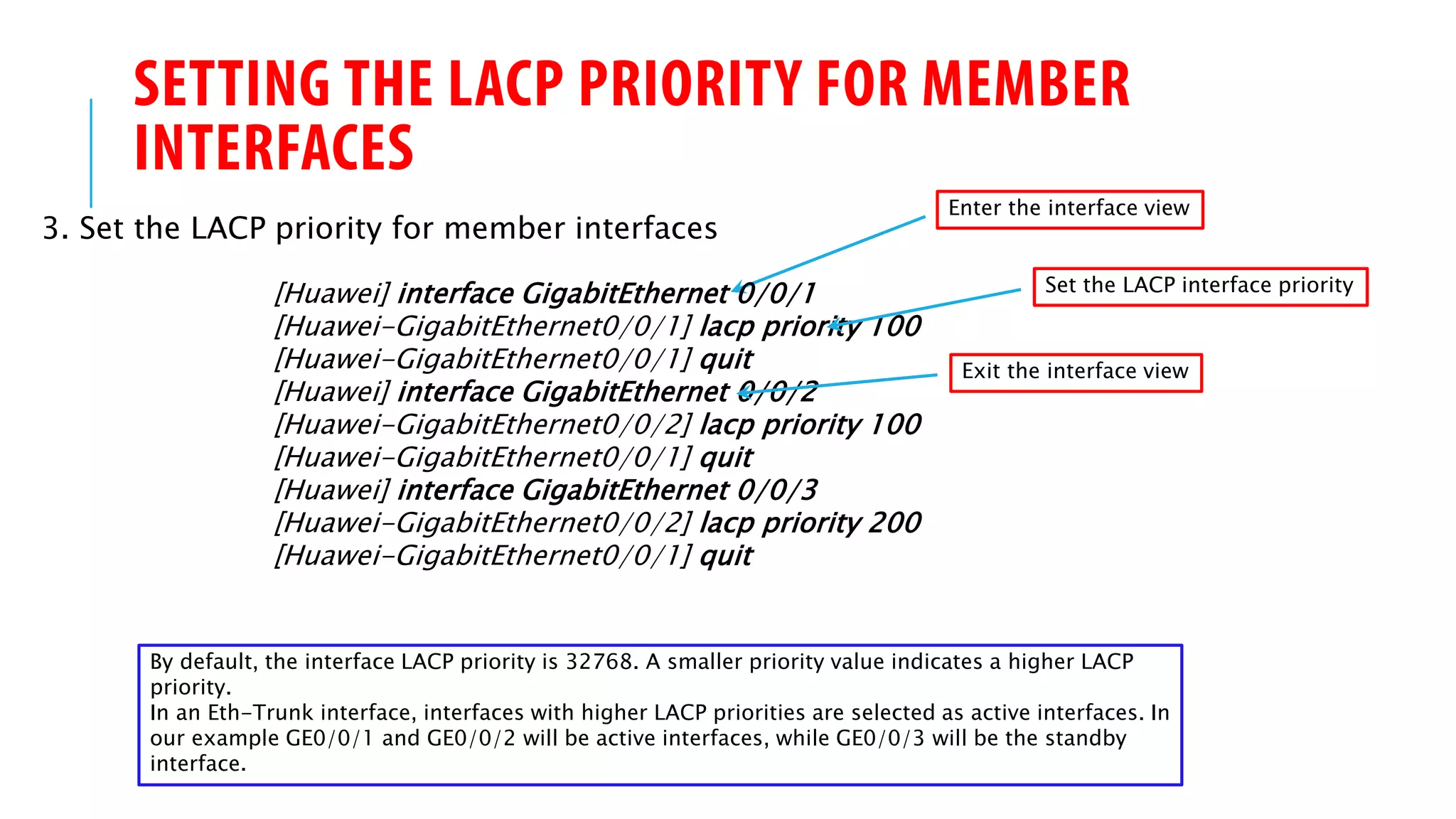 HUAWEI Switch HOW-TO - Configuring link aggregation in static LACP mode ...