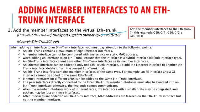 HUAWEI Switch HOW-TO - Configuring link aggregation in static LACP mode ...