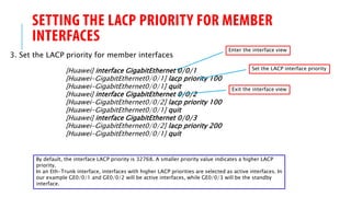 HUAWEI Switch HOW-TO - Configuring link aggregation in static LACP mode ...