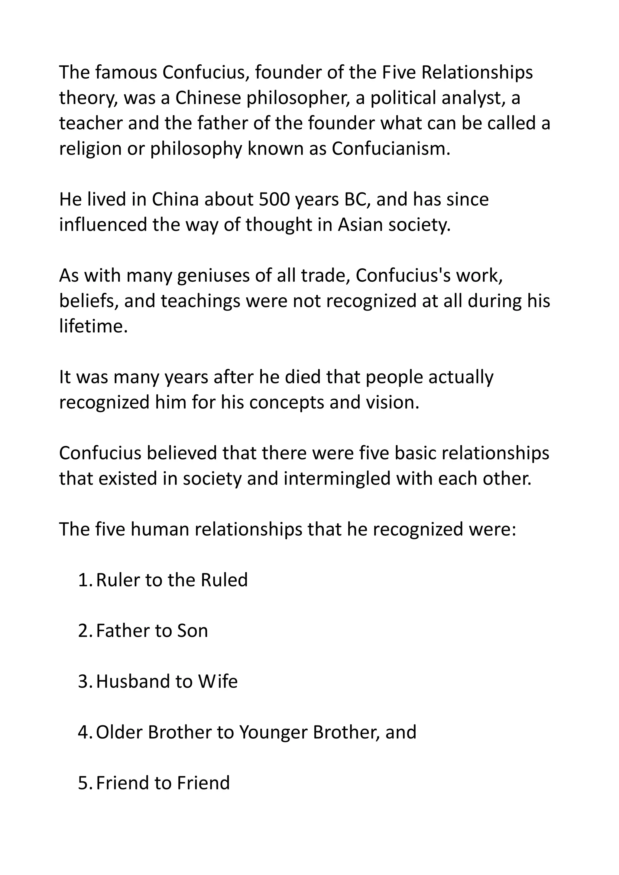 5 Human Relationships Theory | PDF