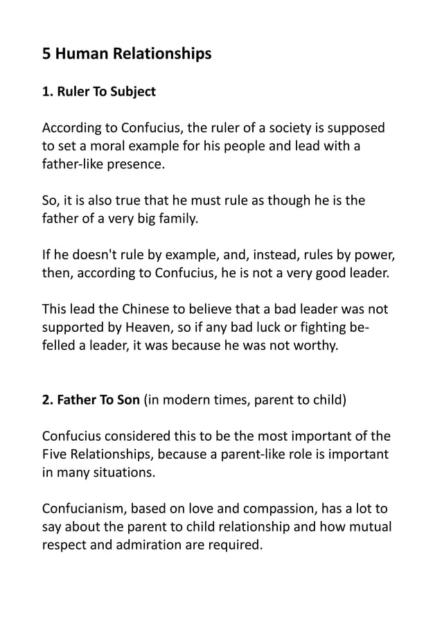 5 Human Relationships Theory