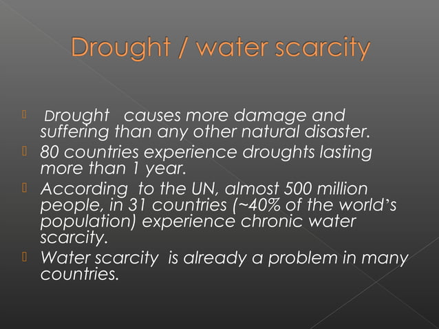 Human impact on global water | PPT