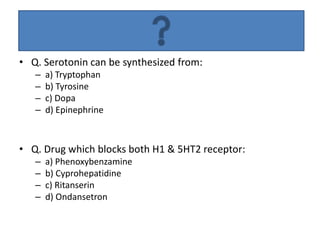 5-Hydroxytryptamine, Migraine.pptx