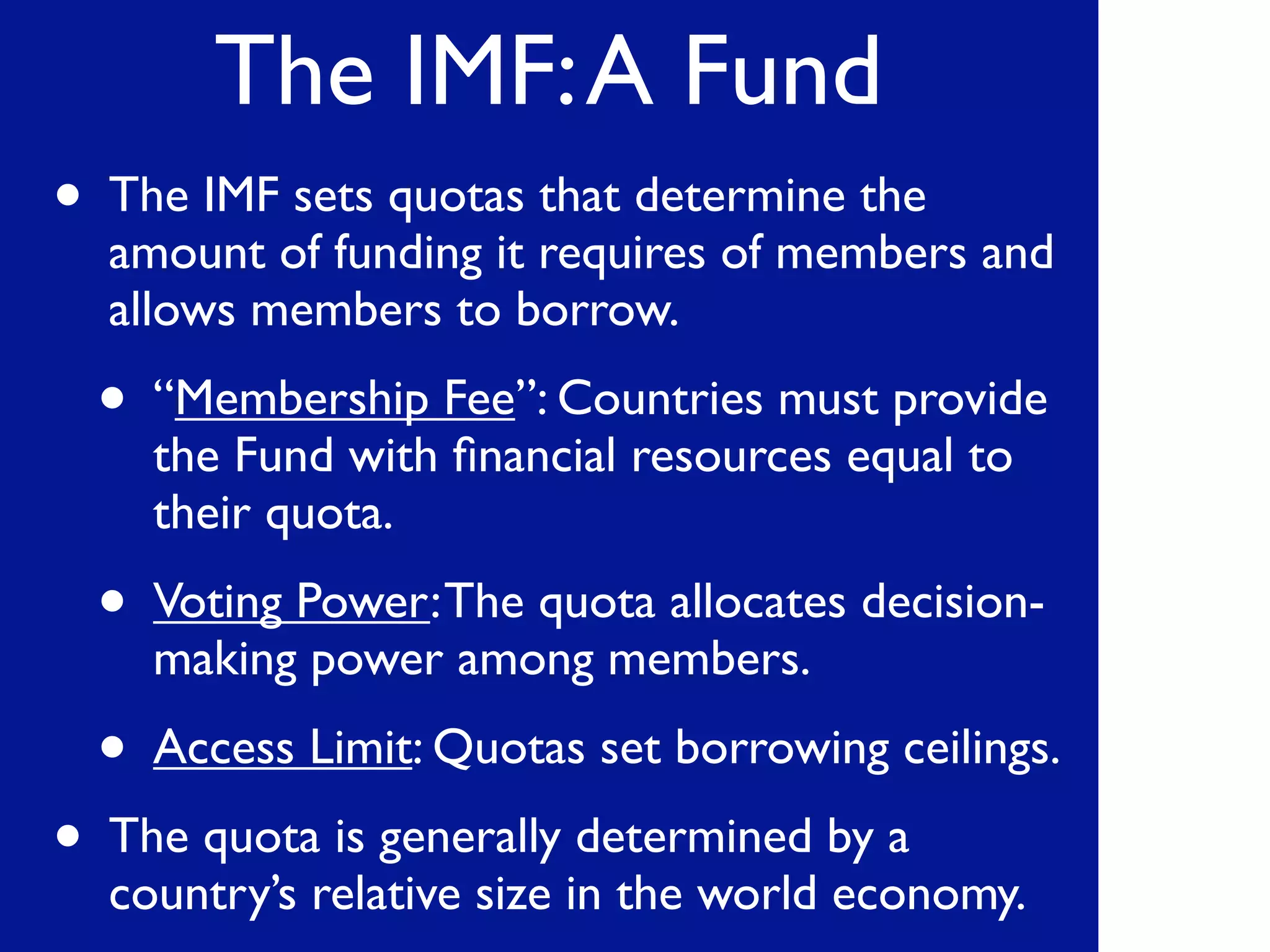 IMF and World Bank | PDF