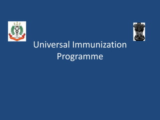 Universal Immunization Programme | PDF