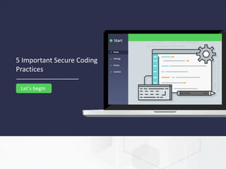 5 Important Secure Coding Practices | PPT