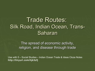 5 - indian ocean trade and ideas ppt | PPT