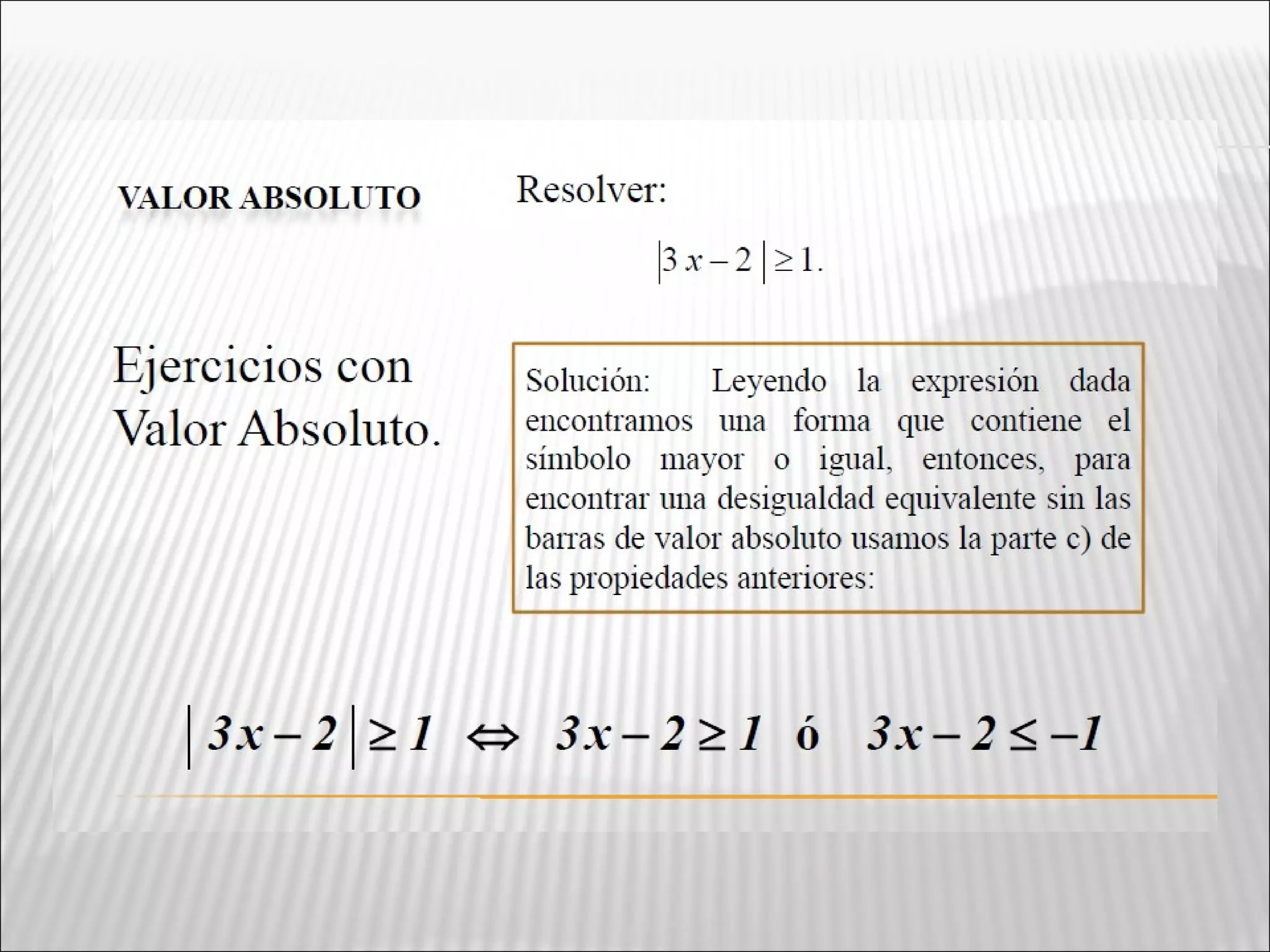 5. inecuaciones con valor absoluto | PPT