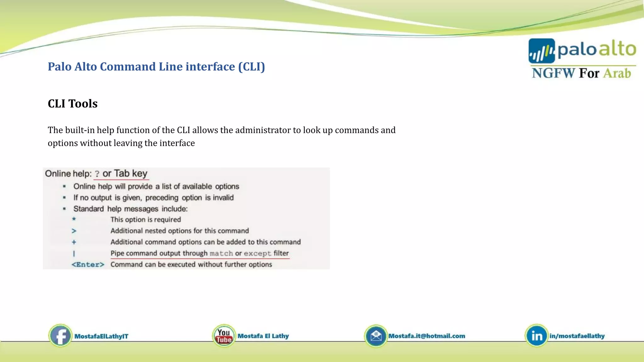 5 initial access to palo alto using cli | PDF