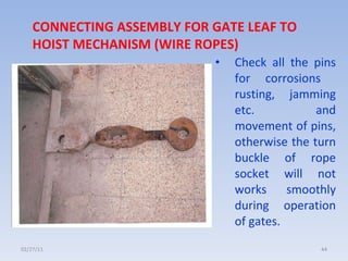 inspection of gates of Dam | PPT