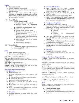 integumentary-system | PDF | Skin and Dermatology | Diseases and Conditions