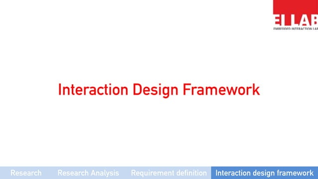5.interaction design framework | PPTX