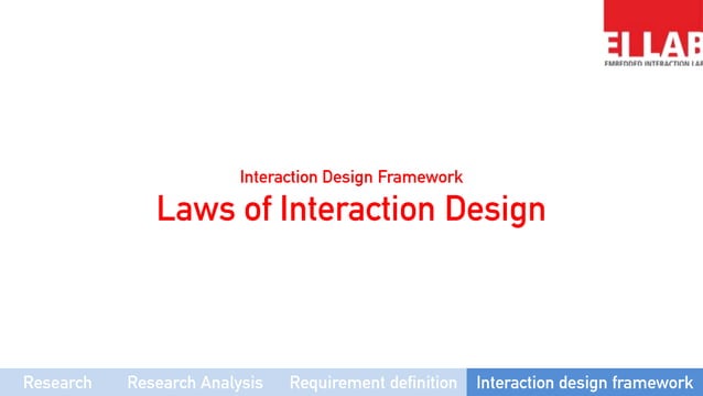 5.interaction design framework | PPTX