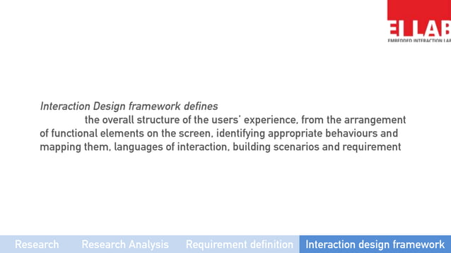 5.interaction design framework | PPTX