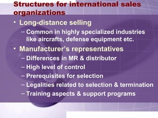 international sales management | PPT