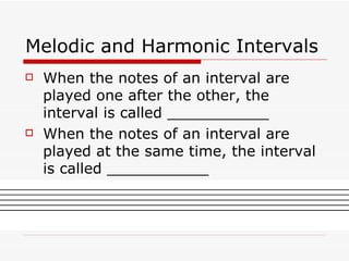 5 Intervals | PPT