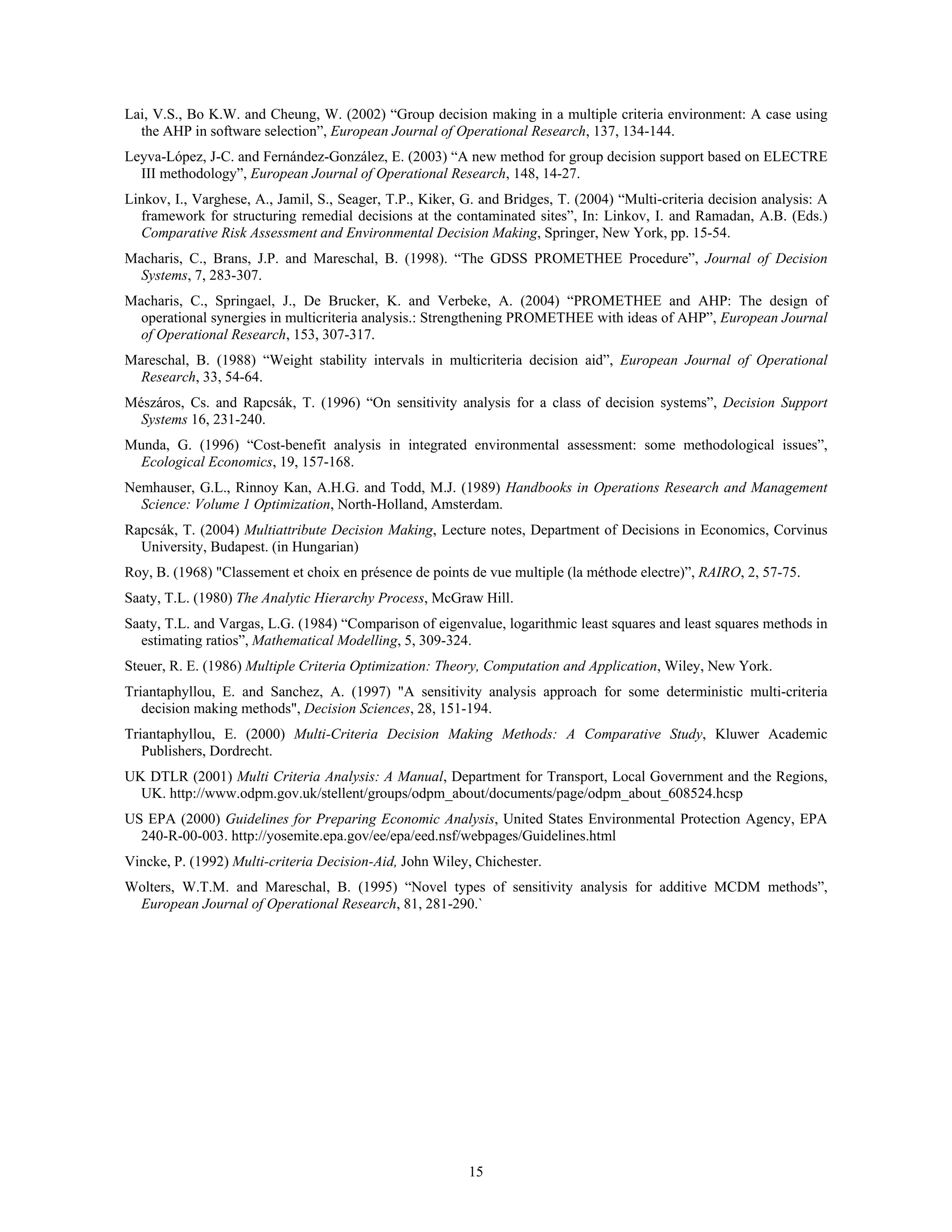 5 introduction to decision making methods | PDF