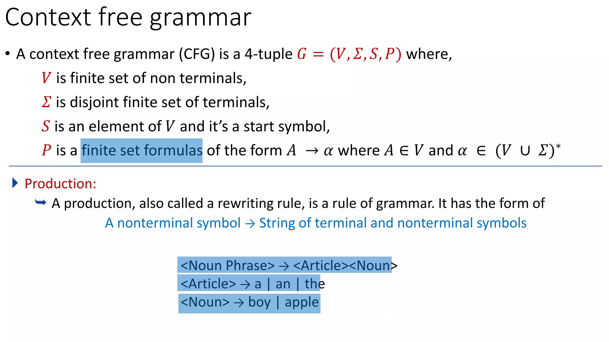 5-Introduction to Parsing and Context Free Grammar-09-05-2023.pptx