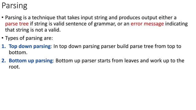 5-Introduction to Parsing and Context Free Grammar-09-05-2023.pptx