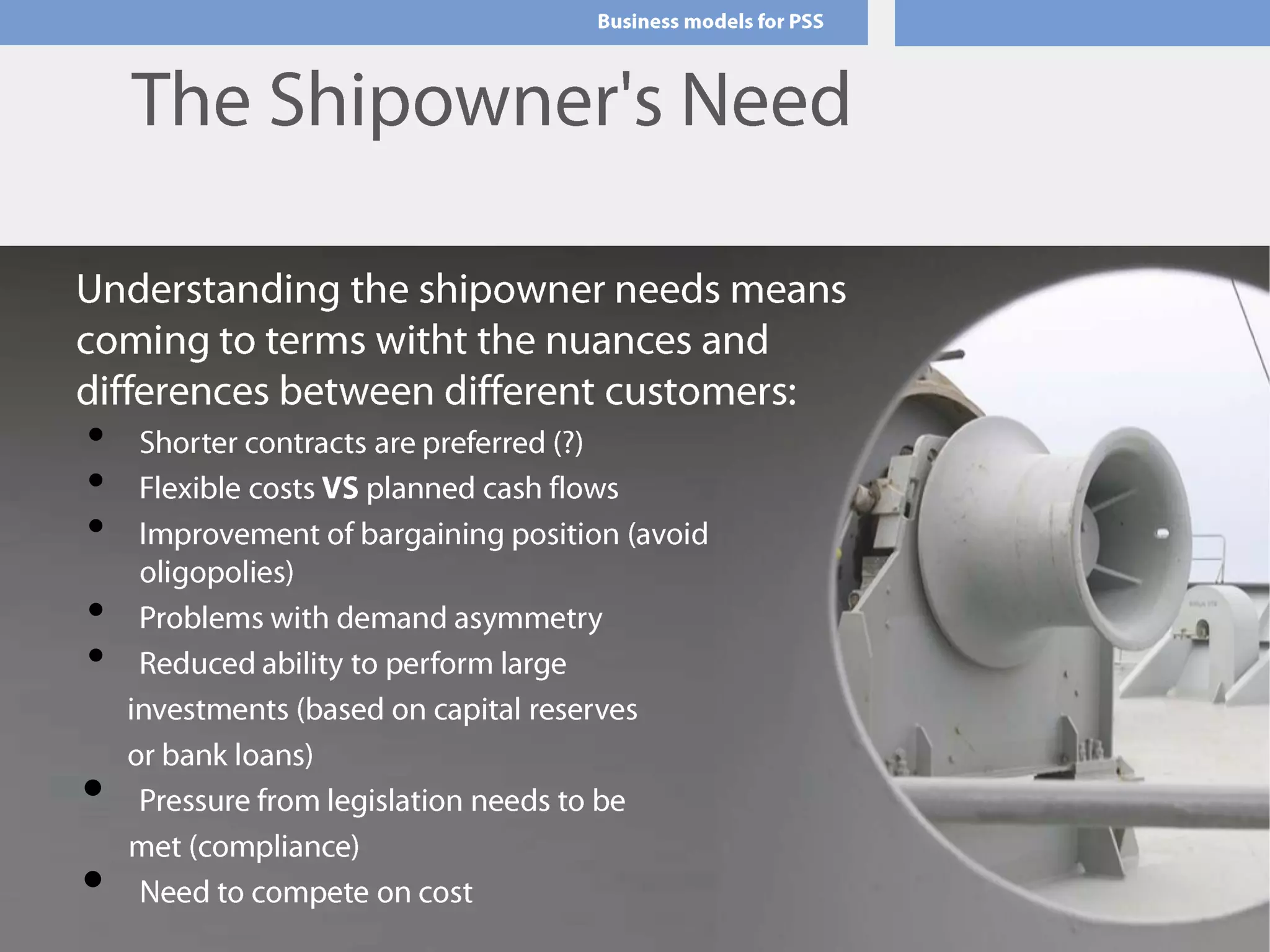 Business models for PSS in the maritime branch - Jakob Andersen ...