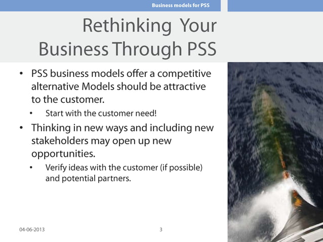 Business models for PSS in the maritime branch - Jakob Andersen ...