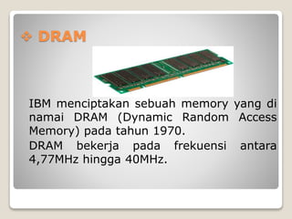 JENIS RAM | PPTX