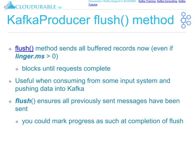 Kafka Tutorial: Advanced Producers | PPT