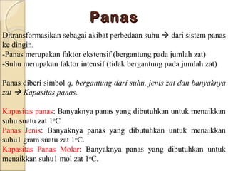 5 kapasitas panas (termodinamika) | PPT
