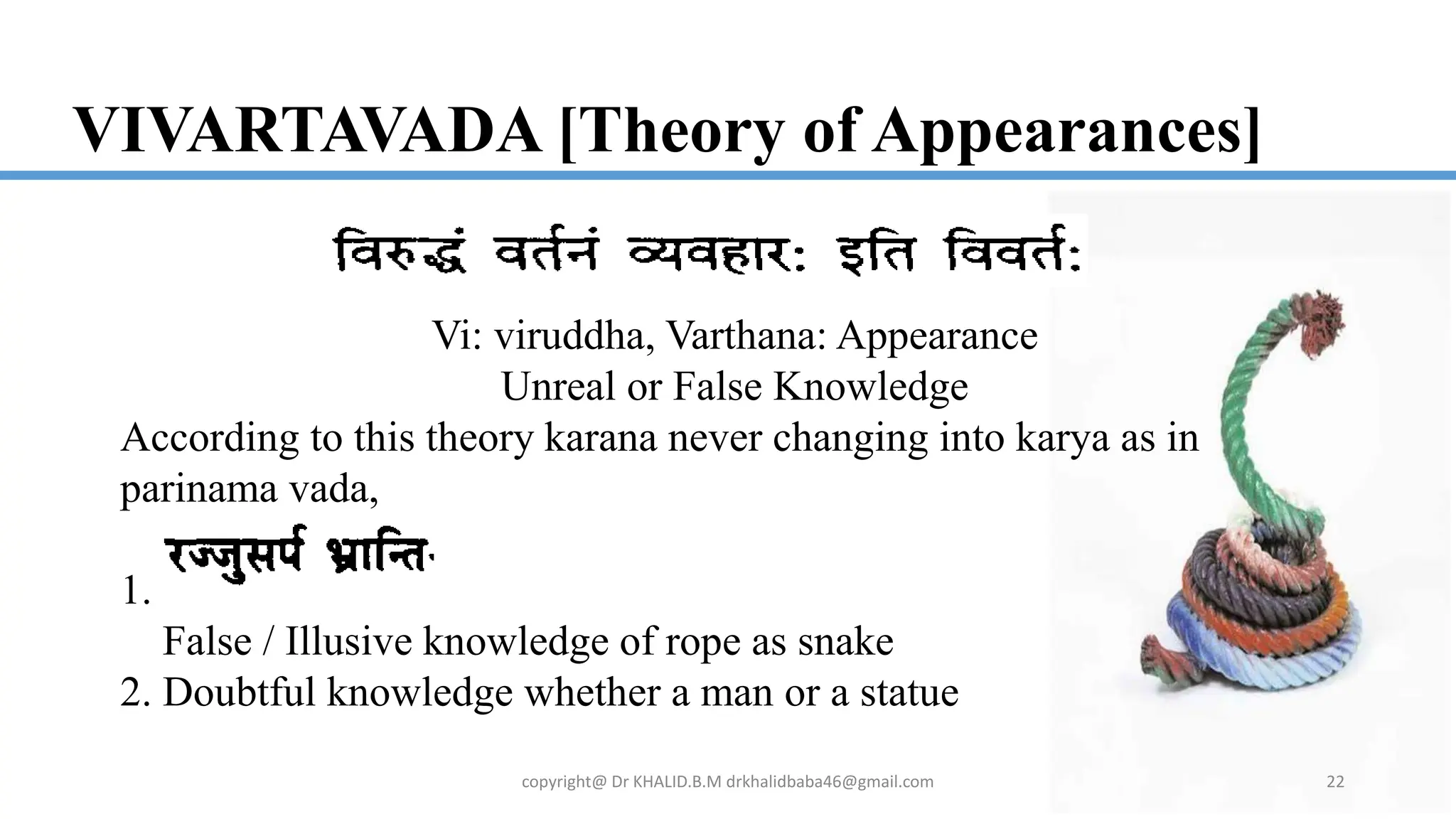 KARYA KARANA SIDDHANTA: The Cause and Effect theory | PPTX