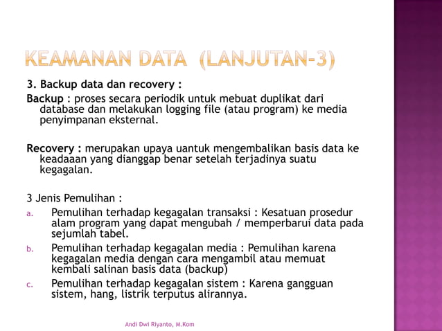 5 keamanan-database | PPT