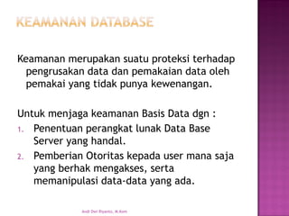 5 keamanan-database | PDF
